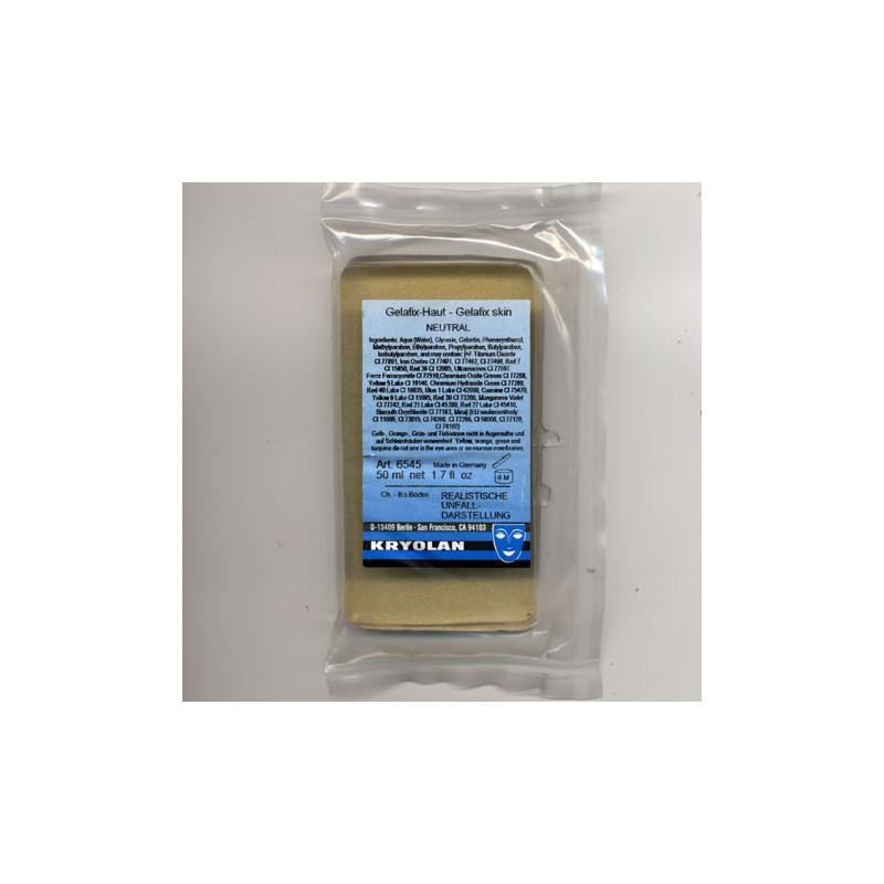 Gelafix skin neutral kryolan 6545 Gelafix peau neutre piel natural